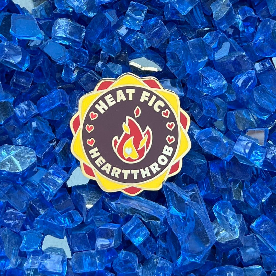 Heat Fic Heartthrob Pin | I Ship It! Fanfic Pin Collection - Etsy
