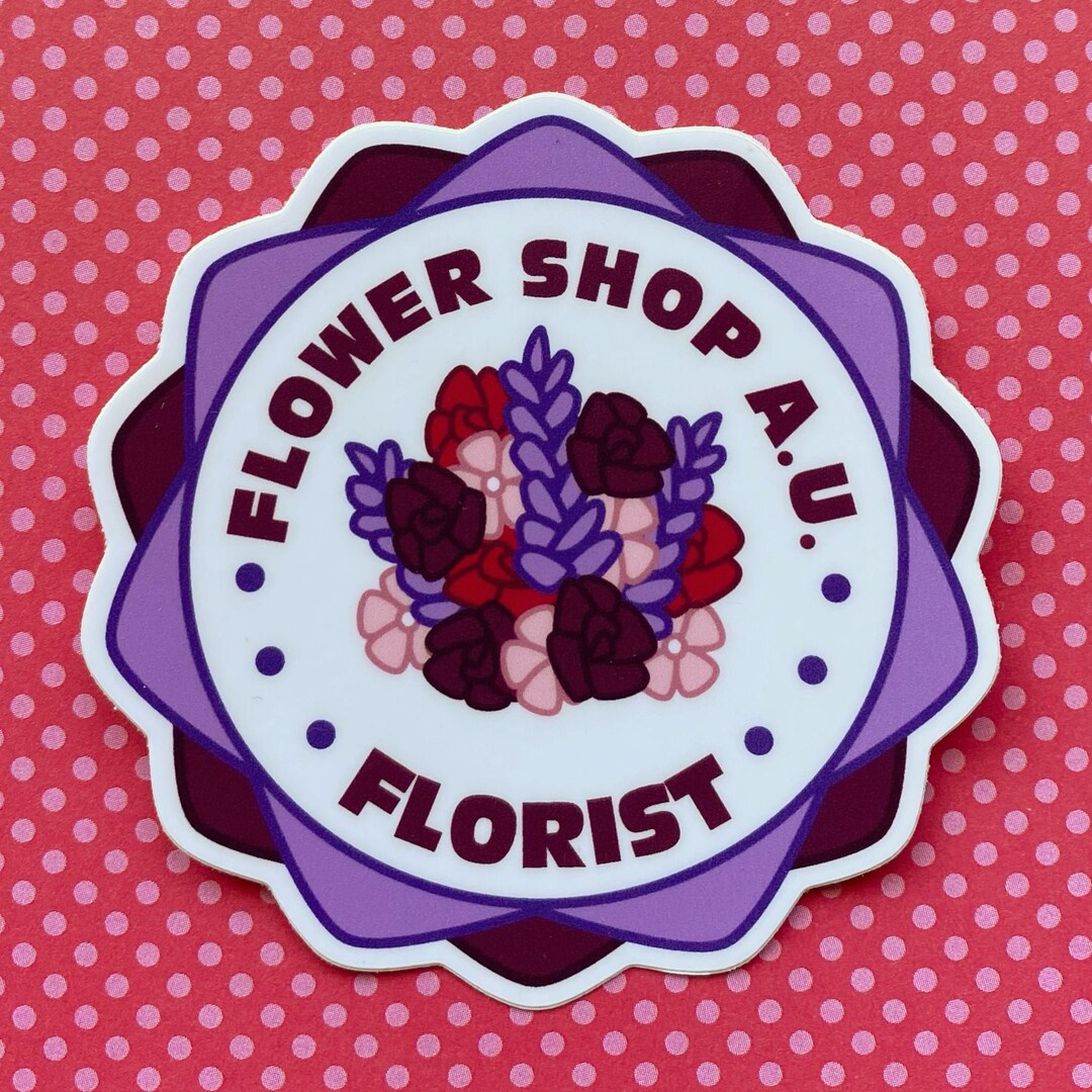 Flower Shop A.U. Florist Sticker | I Ship It! Fanfic Collection - Etsy