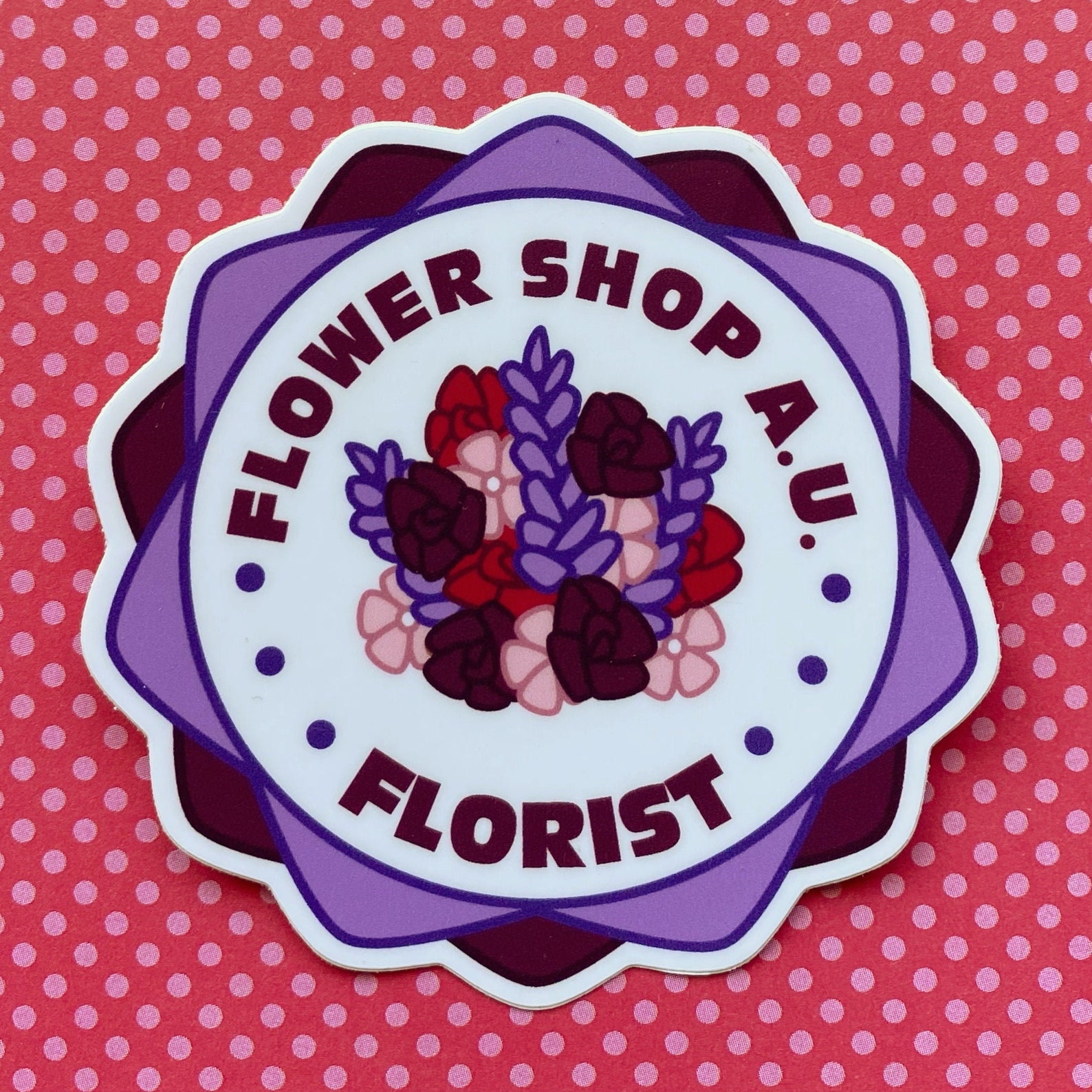 Flower Shop A.U. Florist Sticker I Ship It Fanfic | Etsy