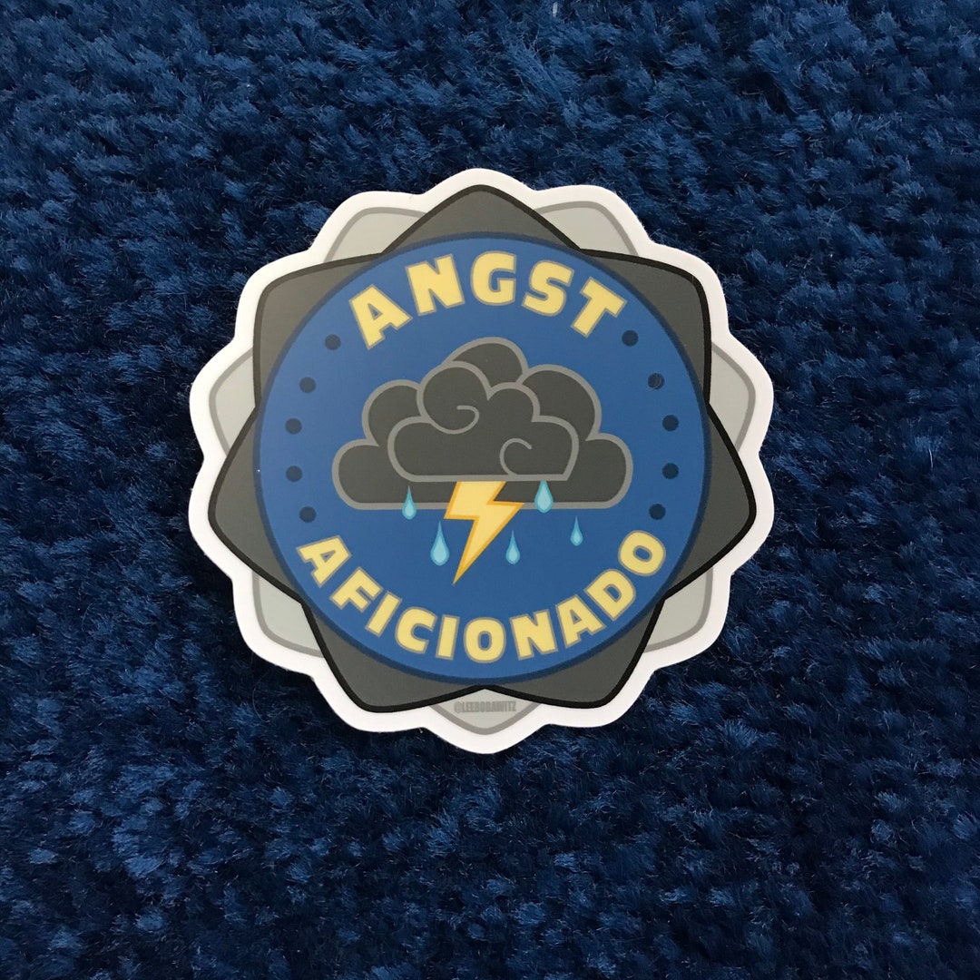 Angst Aficionado Sticker | I Ship It! Fanfic Collection - Etsy
