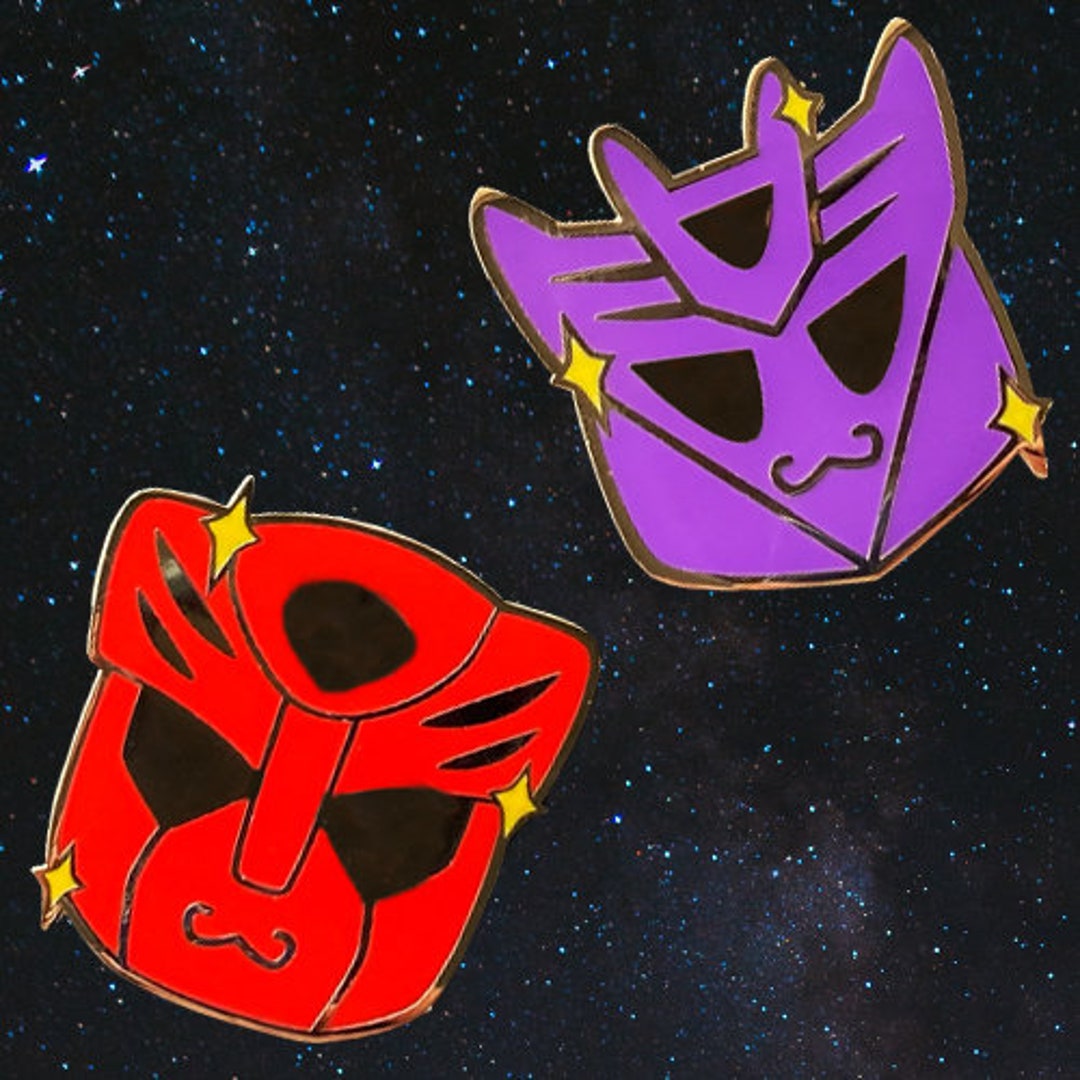 Chibi Decepticon / Autobot Pin | Transformers - Etsy