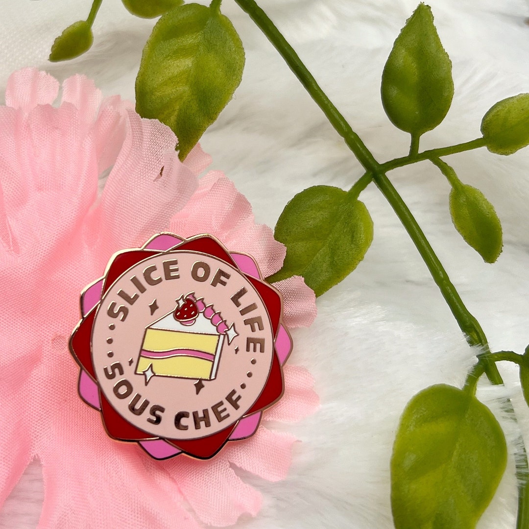 Slice of Life Sous Chef Pin | I Ship It! Fanfic Pin Collection - Etsy
