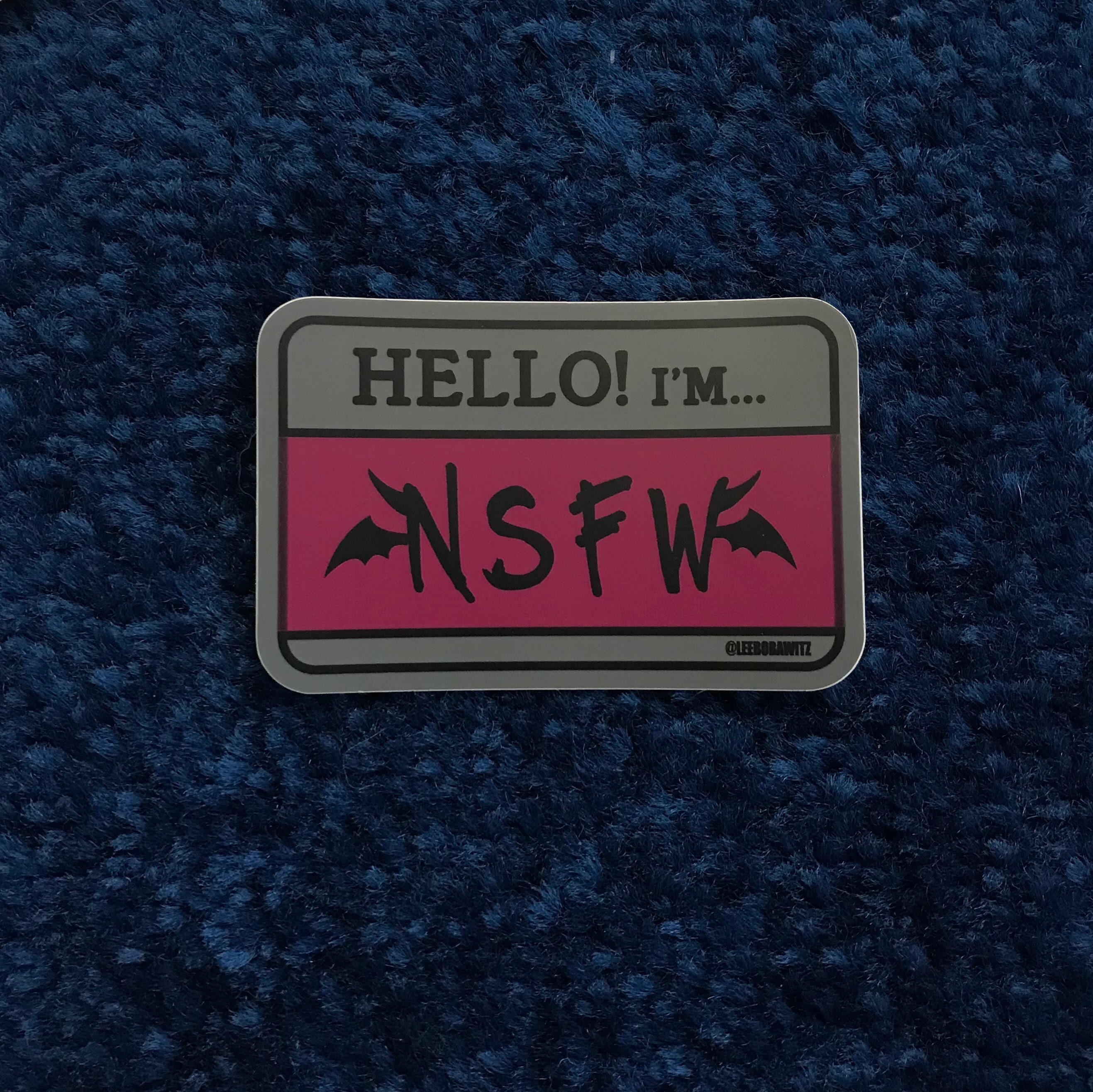 Hello I'm... NSFW/SFW Sticker I Ship It Fanfic | Etsy