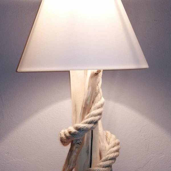 Wood Rope Lamp - Etsy