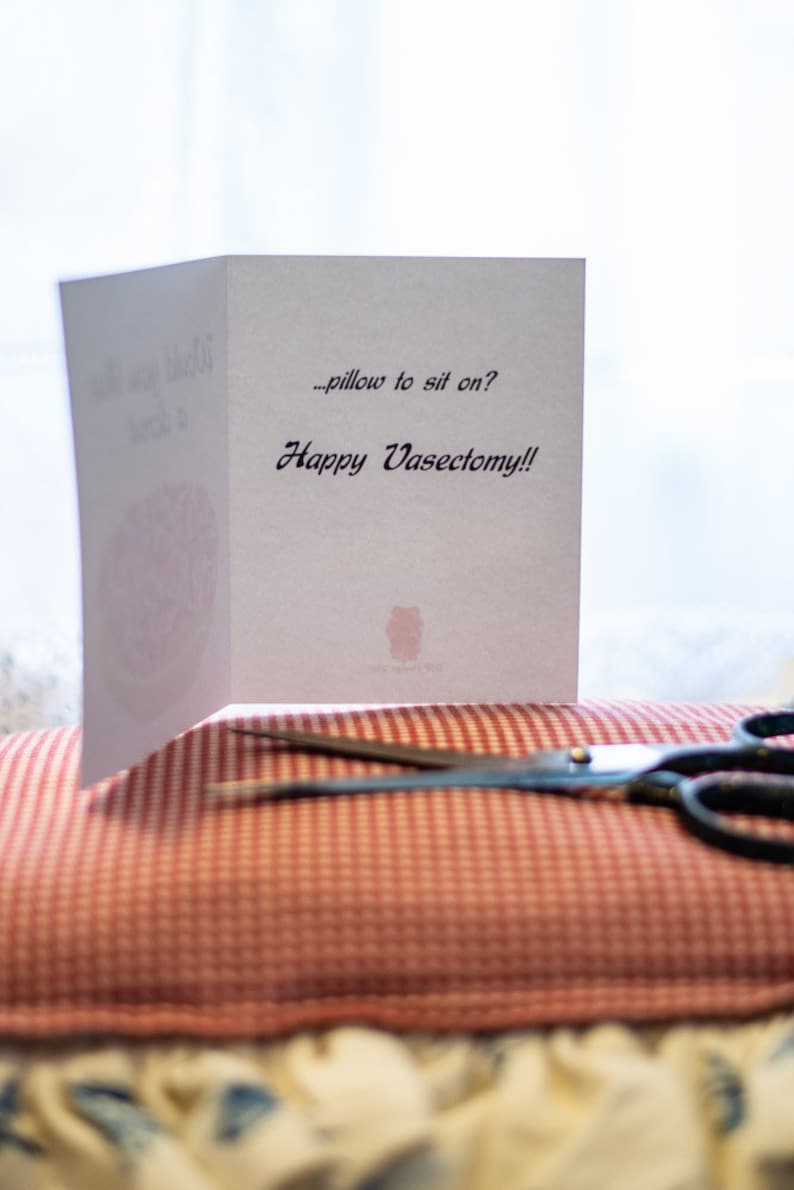 Greeting Card Vasectomy - Etsy