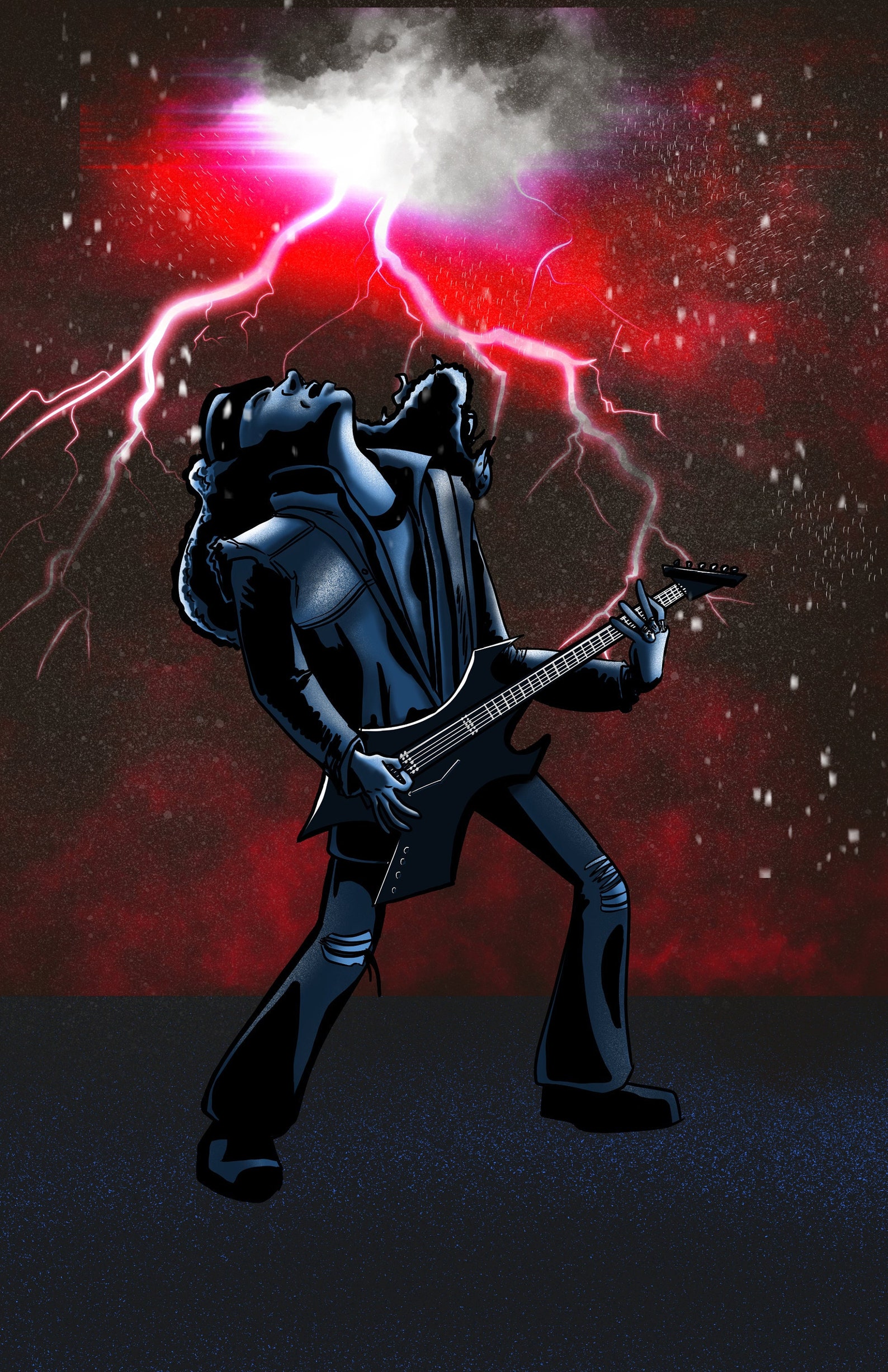 Stranger Things Eddie Munson Fan Art Heavy Metal Guitar Master of ... Stranger Things Eddie Munson Fan Art Heavy Metal Guitar Master of ...