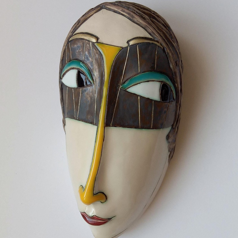 Ceramic Face Mask - Etsy