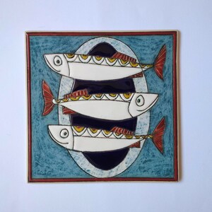 Hanging Tiles, Wall Hanging Tiles, Kids Room Decoration, Fish Motif ...