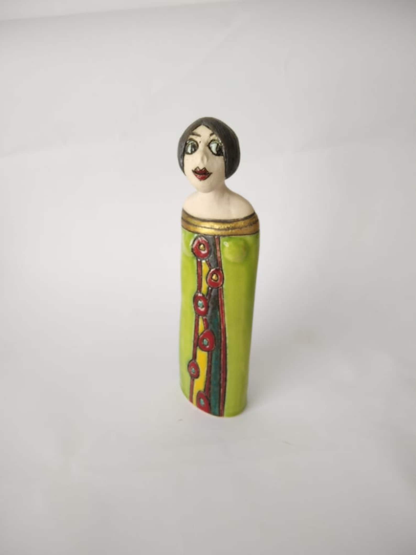 Ceramic sculpture Woman statue Handmade woman sculpture | Etsy