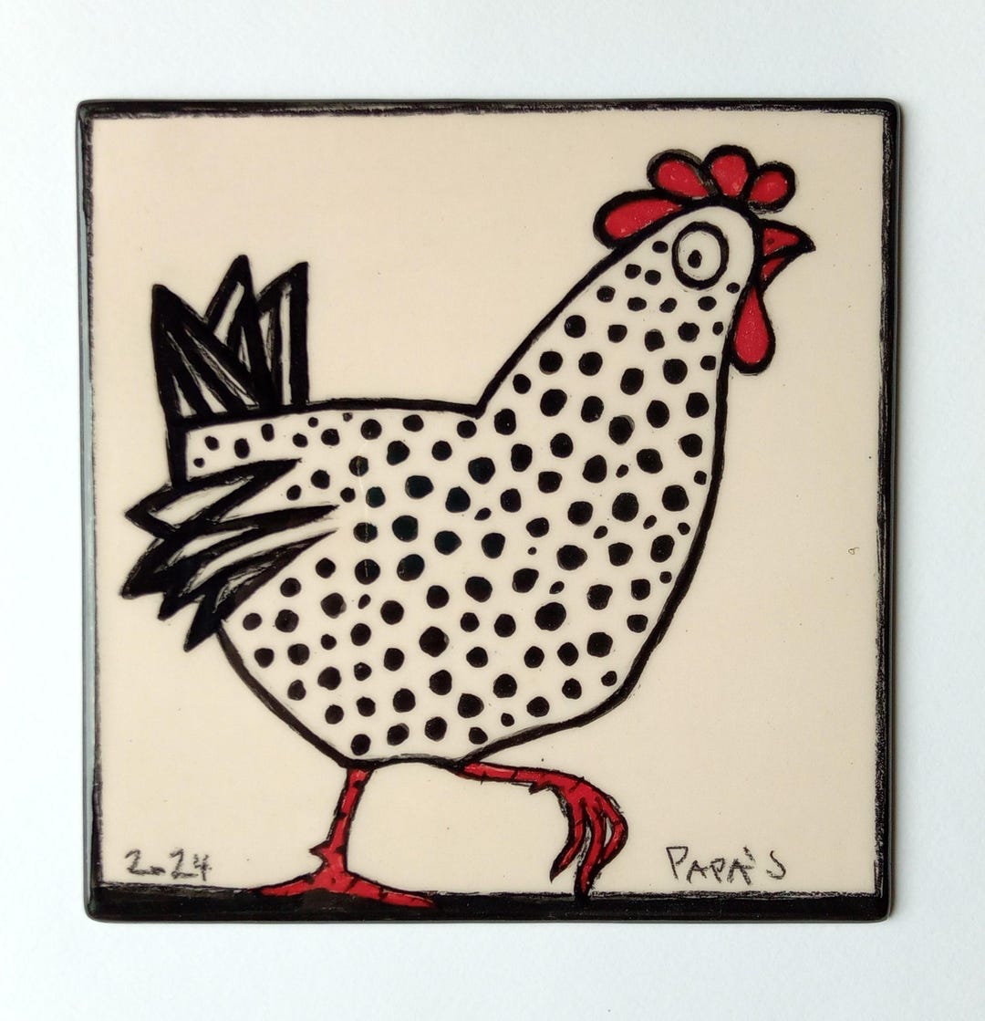 Ceramic Wall Hanging, Funny Ceramic Tile, Wall Hanging Decor, Tile With ...