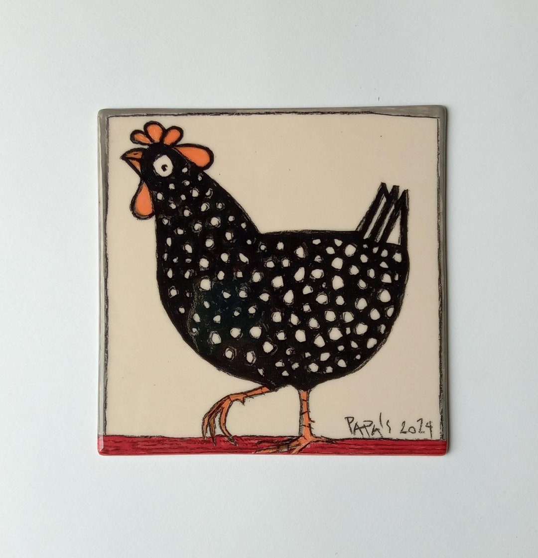 Ceramic Wall Hanging, Funny Ceramic Tile, Wall Hanging Decor, Tile With ...