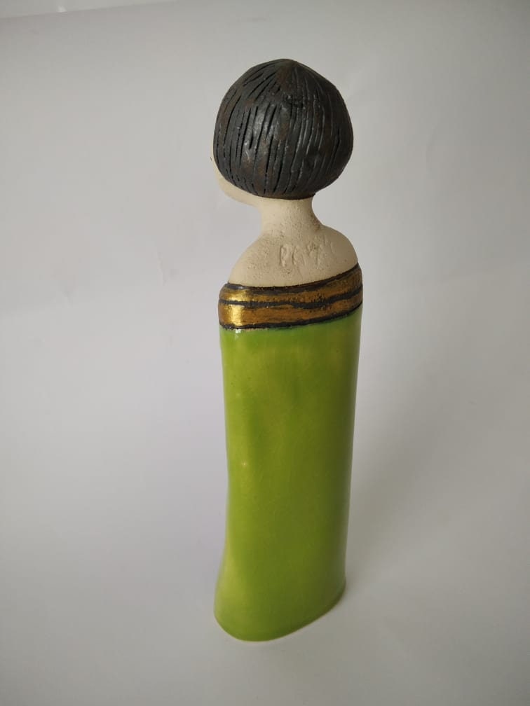 Ceramic sculpture Woman statue Handmade woman sculpture | Etsy