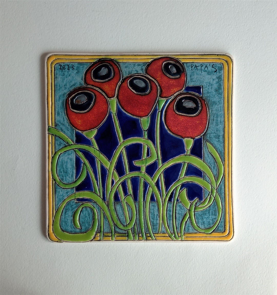 Ceramic Tiles Handmade Tile Tile Covering Tiles Decoration - Etsy