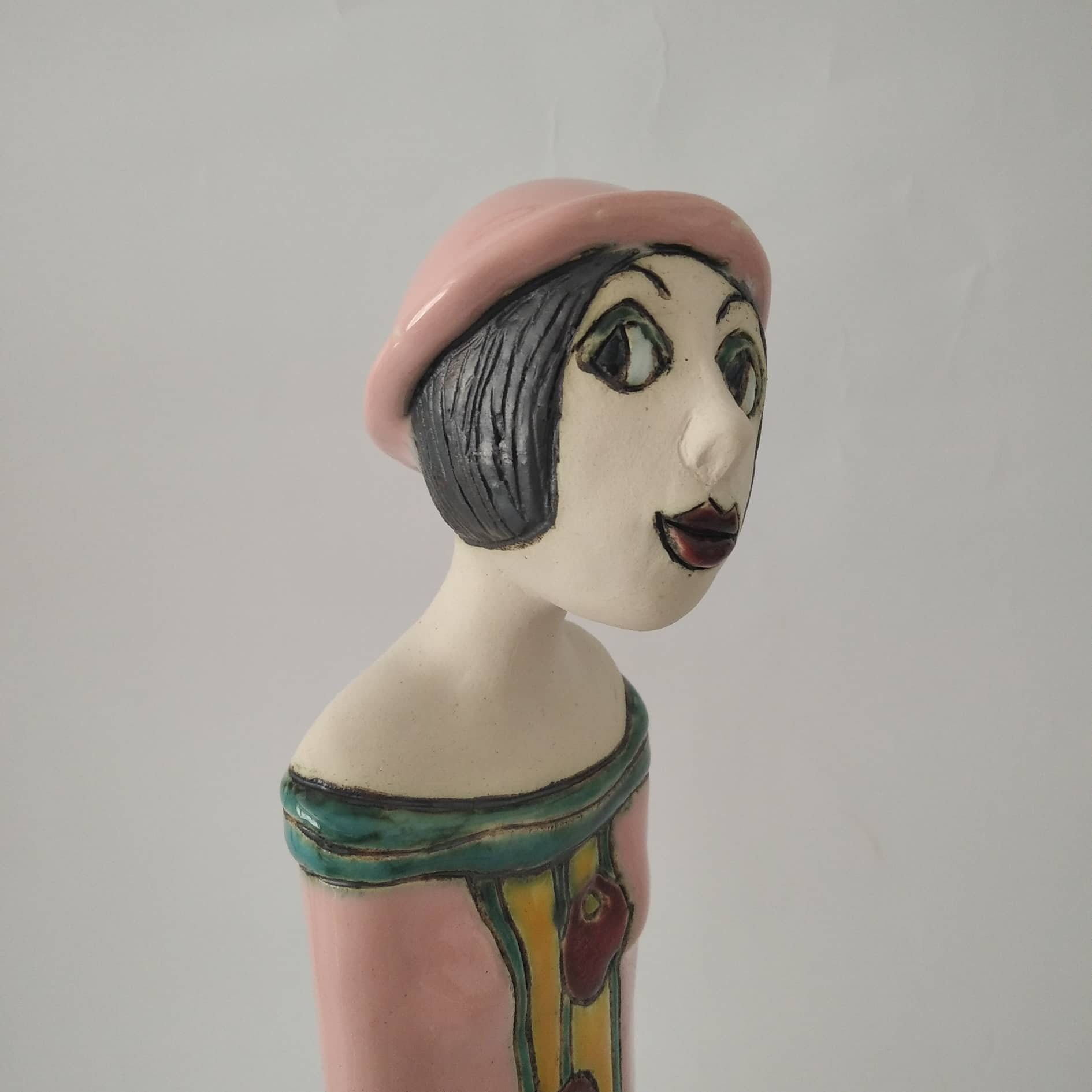 Ceramic Sculpture Woman Statue Handmade Woman Sculpture - Etsy