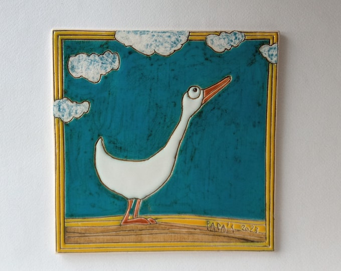 Ceramic Tiles, Duck Tile, Tiles for Wall Decor, Pottery Tiles, Modern ...