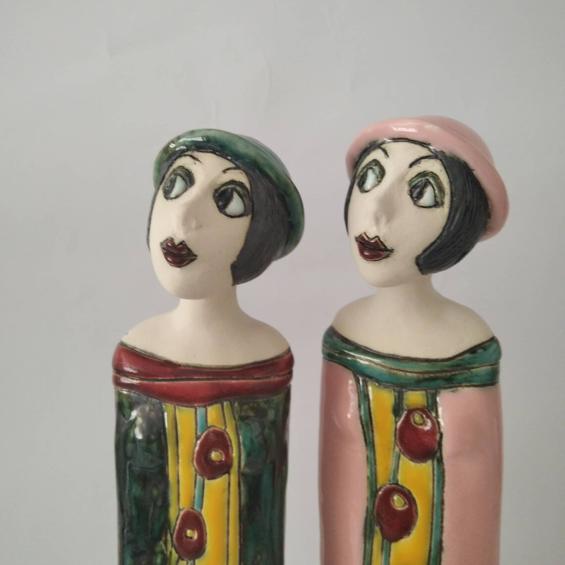 Ceramic Sculpture Woman Statue Handmade Woman Sculpture - Etsy