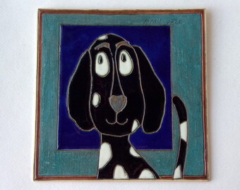 Dog Face Design Ceramic Tile Decorative Ceramic Tile Kitchen Backsplash ...