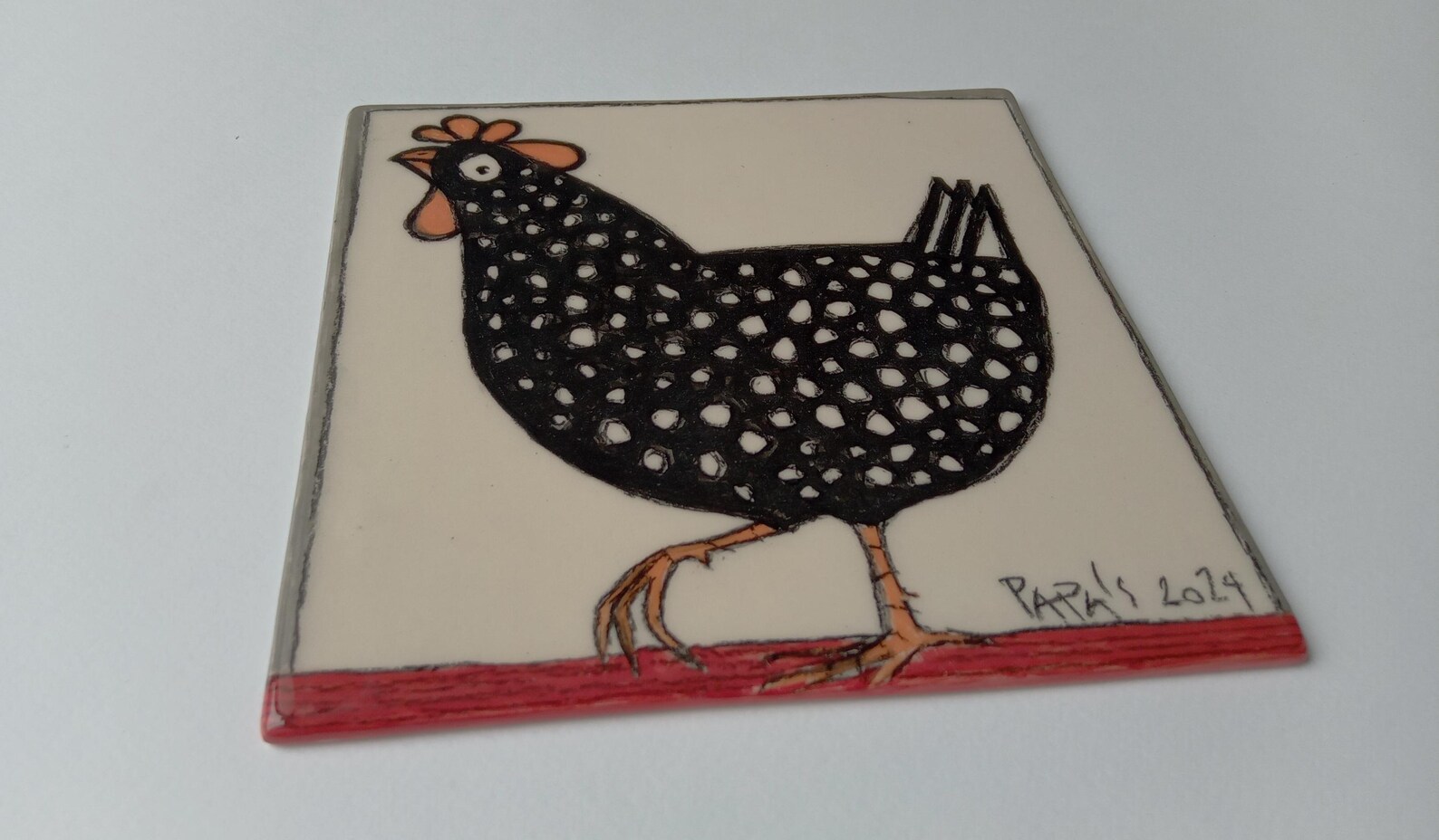 Ceramic Wall Hanging, Funny Ceramic Tile, Wall Hanging Decor, Tile With ...