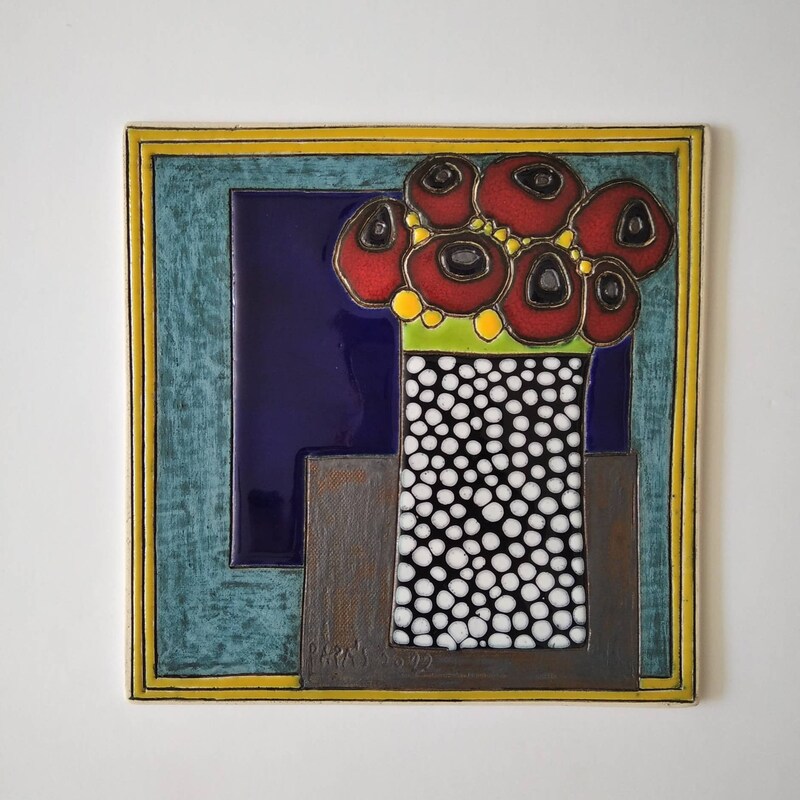 Ceramic Tile Wall Art - Etsy