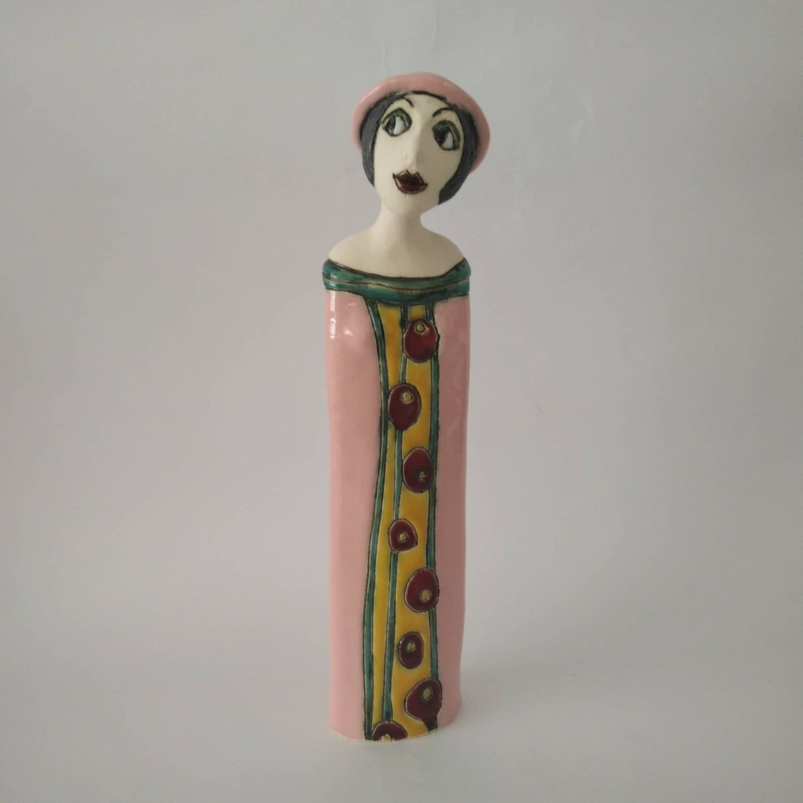 Ceramic Sculpture Woman Statue Handmade Woman Sculpture - Etsy