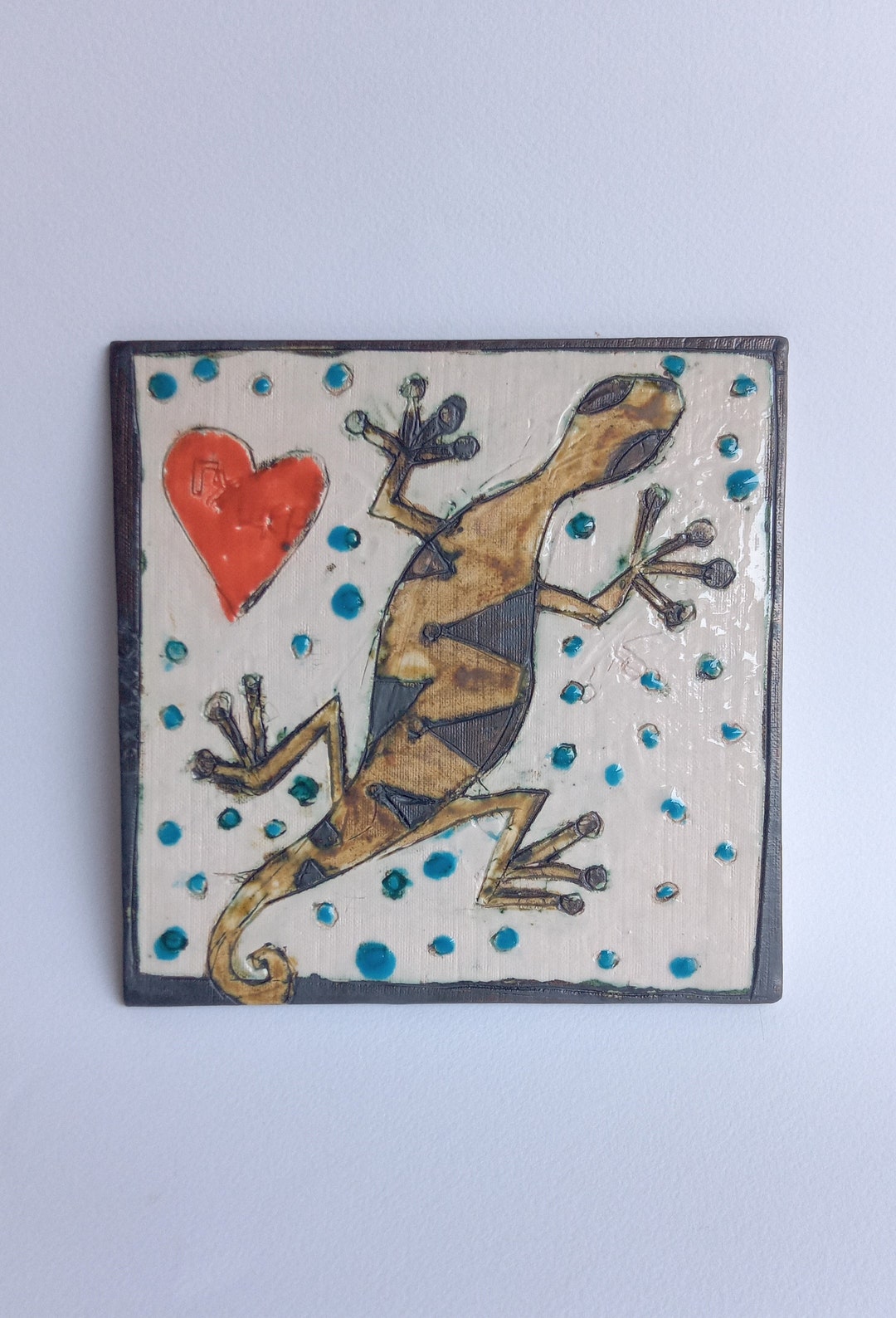 Handmade Ceramic Tile, Ceramic Wall Art, Tile Pottery, Home Decor, Wall ...