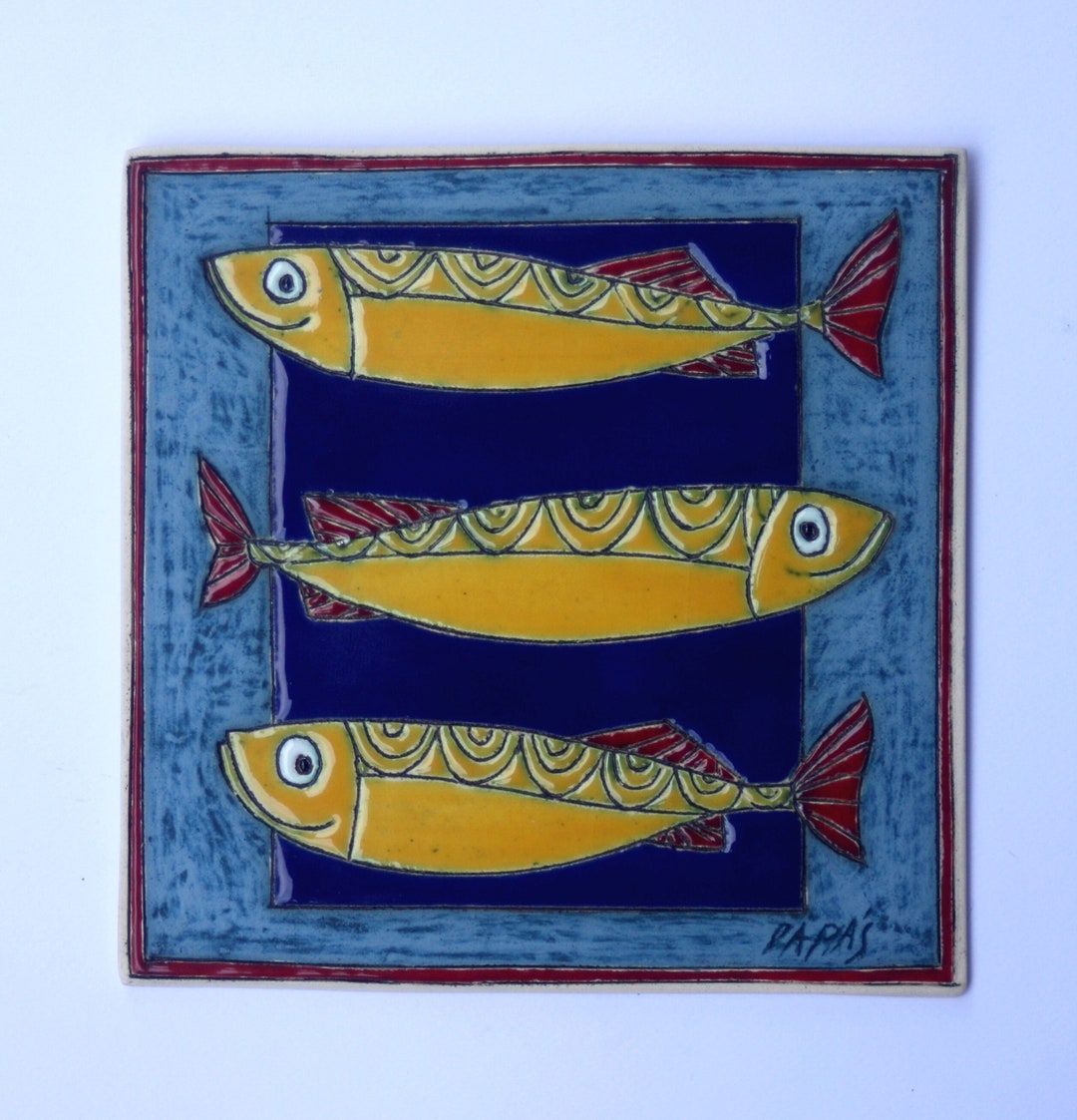 Hanging Tile, Wall Hanging Tile, Wall Art, Wall Decoration, Handmade ...