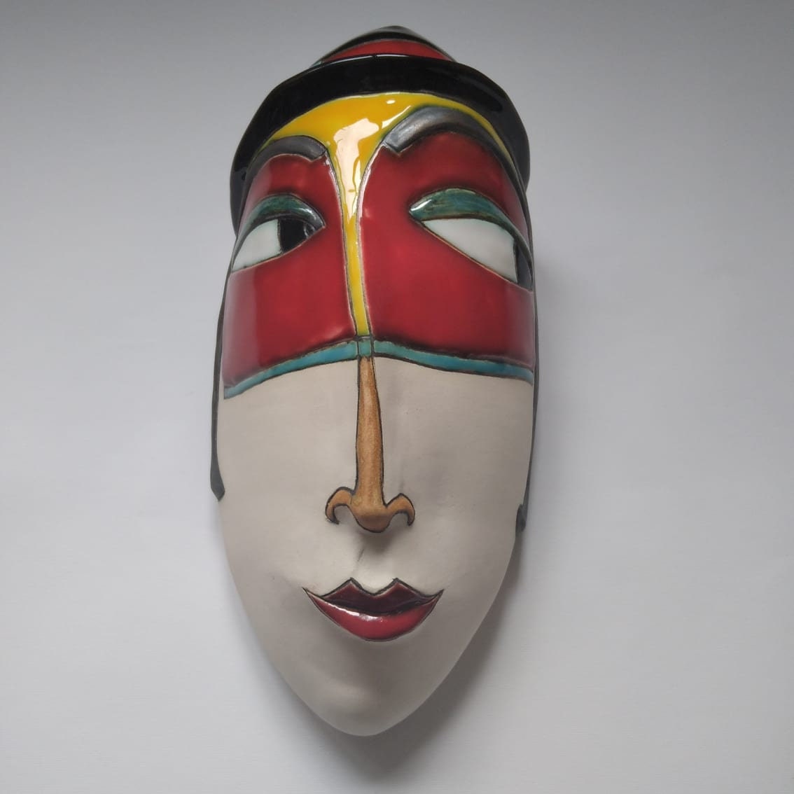Handmade Ceramic Mask Hanging Wask Wall Mask Home Decor | Etsy