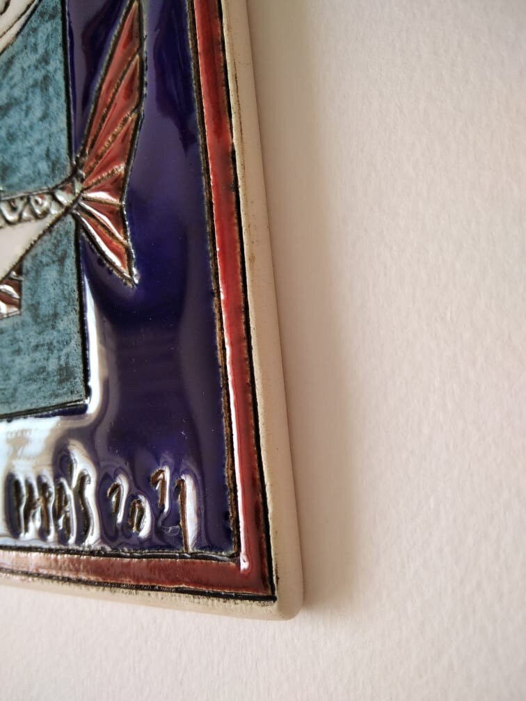 Ceramic Tiles Wall Art Hanging Tile Home Decor Tile | Etsy