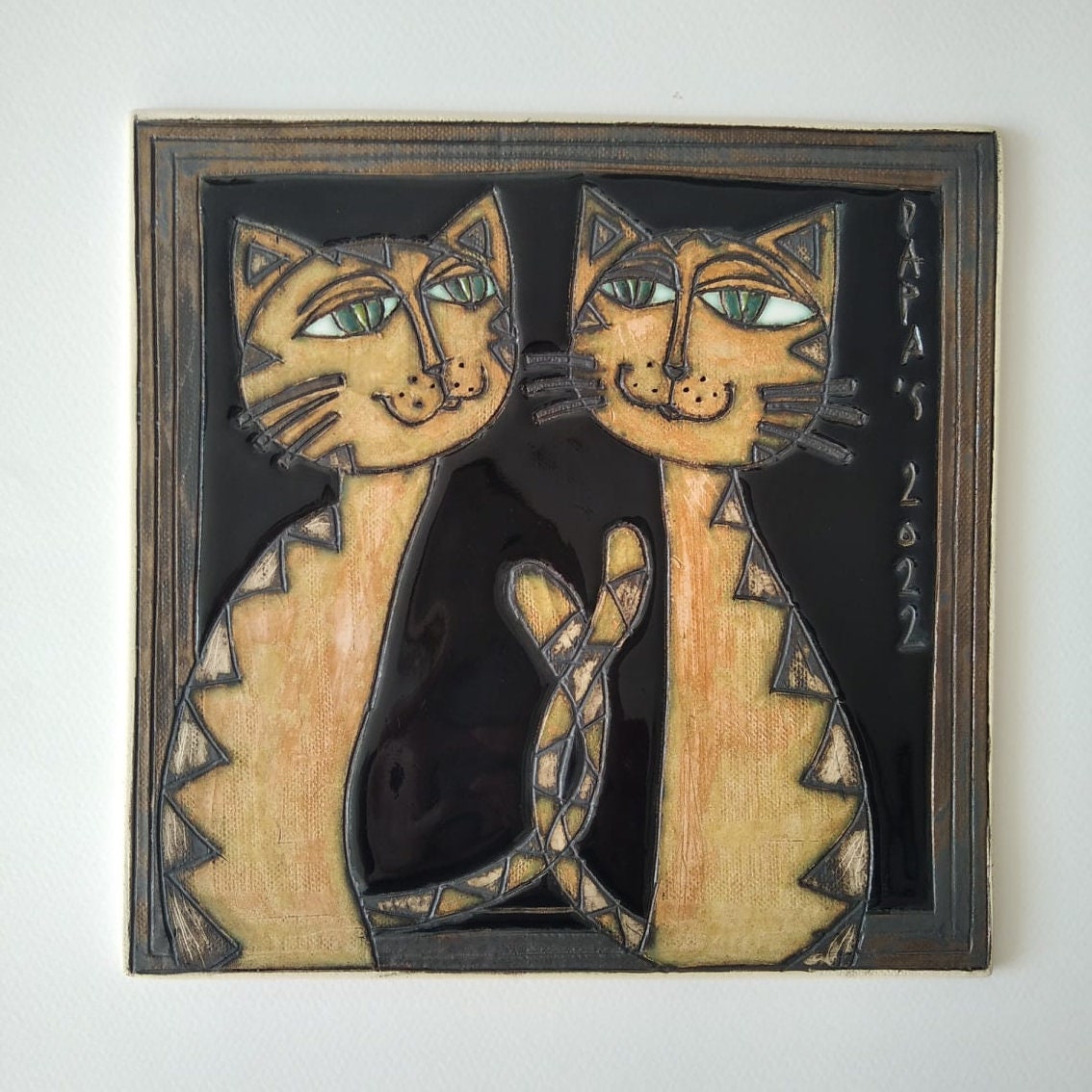 Ceramic Tiles Funny Cats Tile Tile Covering Tiles - Etsy