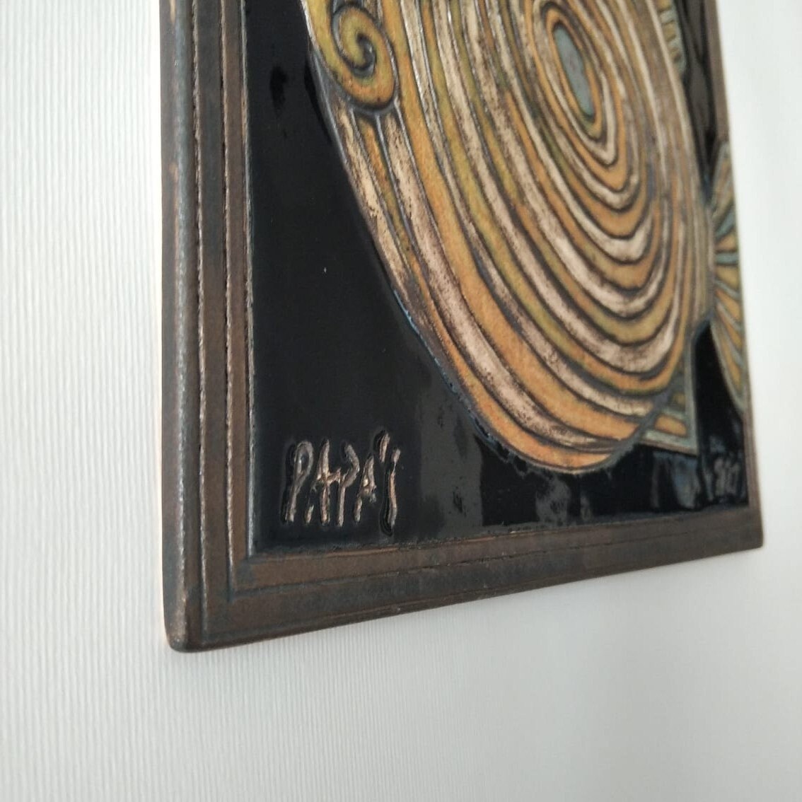 Handmade Wall Tiles Ceramic Art Plate Handmade Ceramic - Etsy