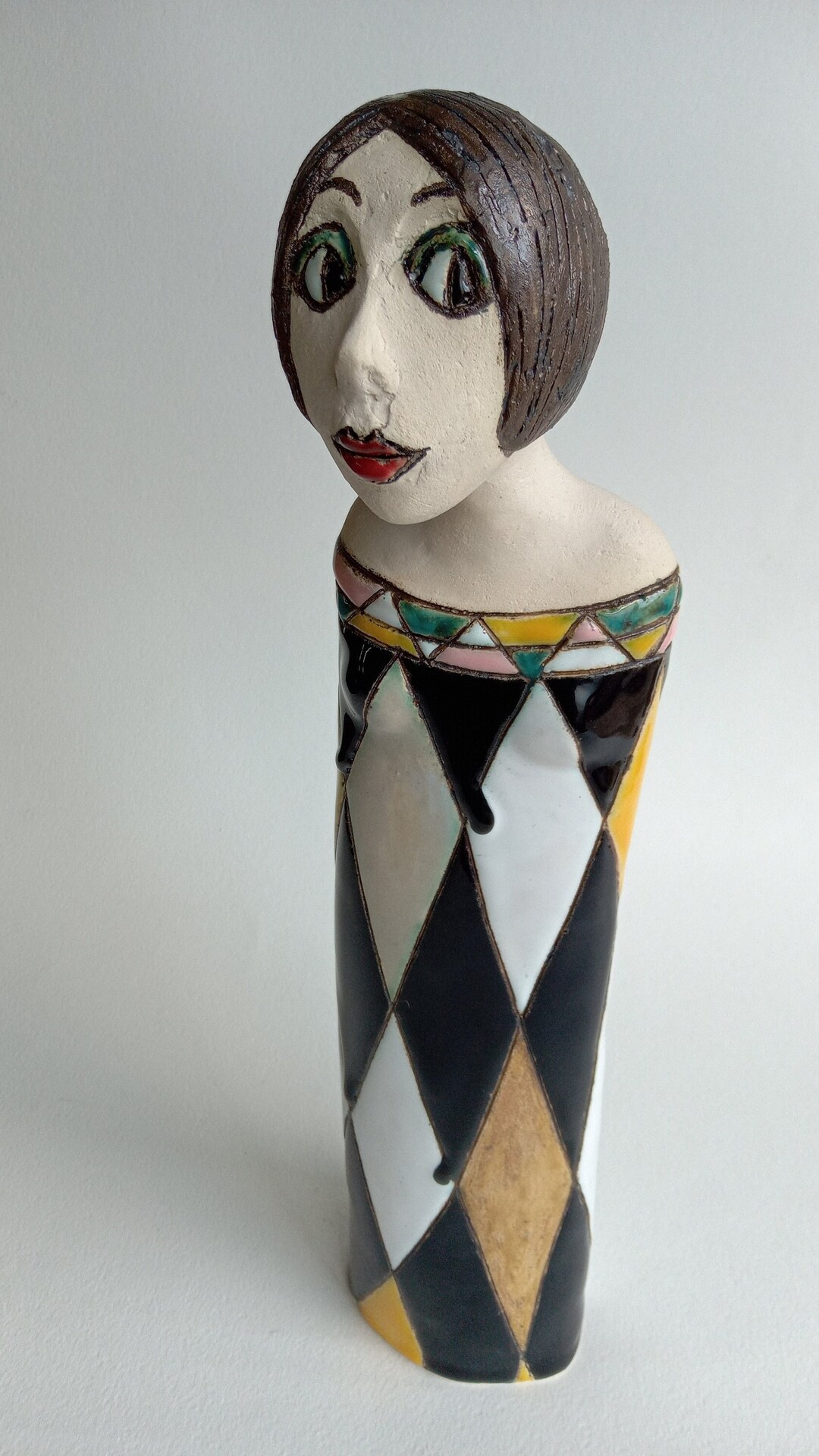 Sculpture Woman, Ceramic Statue Woman, Girl Sculpture, Modern Sculpture ...