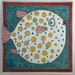 Handmade Ceramic Tile With Fish, Home Decor Tile, Hanging on a Wall ...