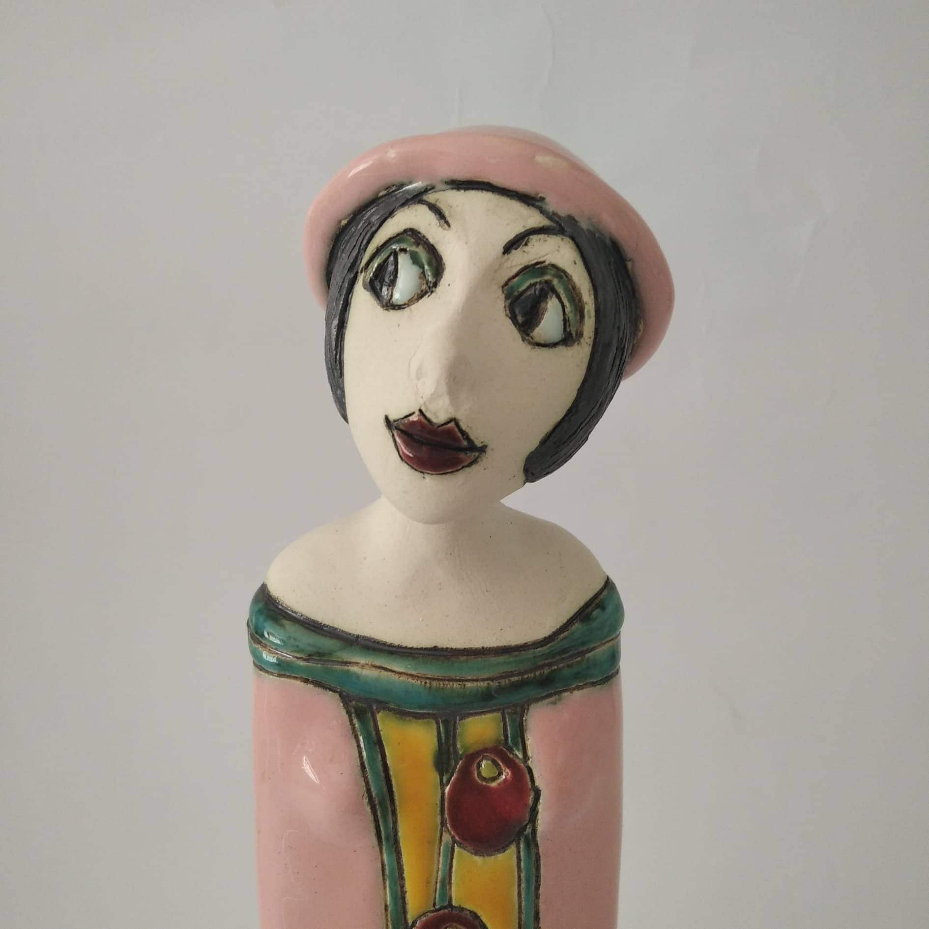 Ceramic Sculpture Woman Statue Handmade Woman Sculpture - Etsy