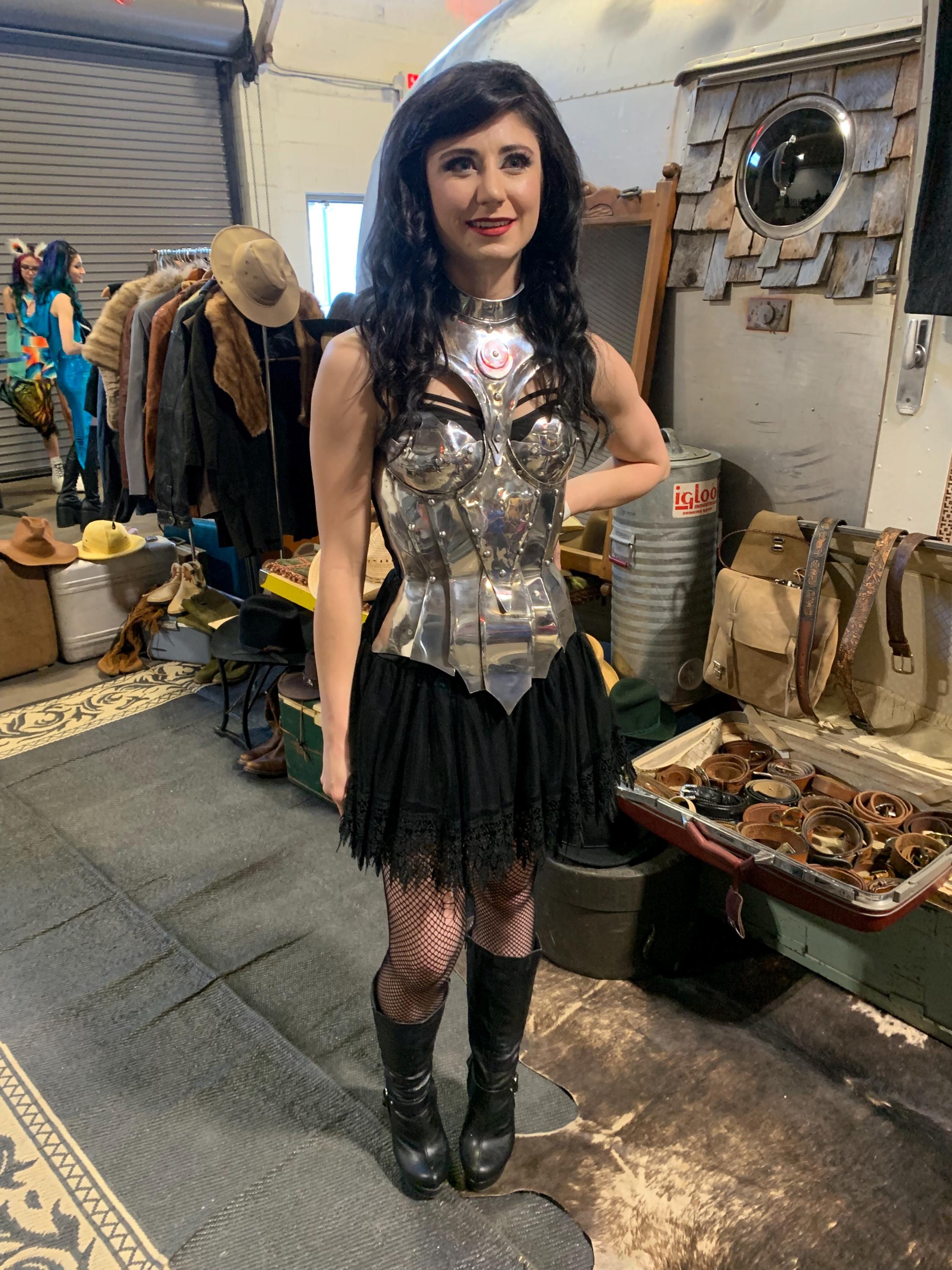 Armor Metal Fire Corset - Etsy