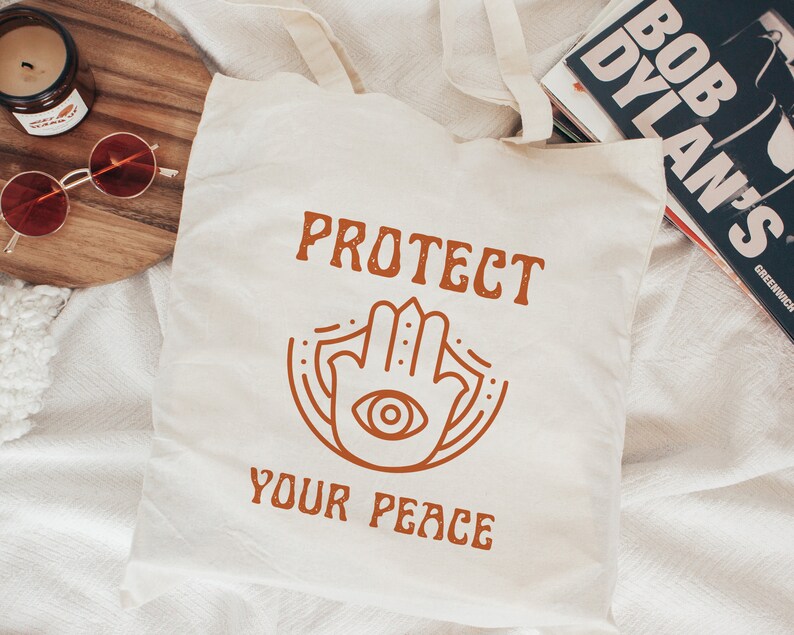 Boho Vintage SVG / Protege tu paz PNG / Self Love png Retro | Etsy México