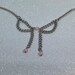 Chain Bow Necklace Stainless Steel - Etsy