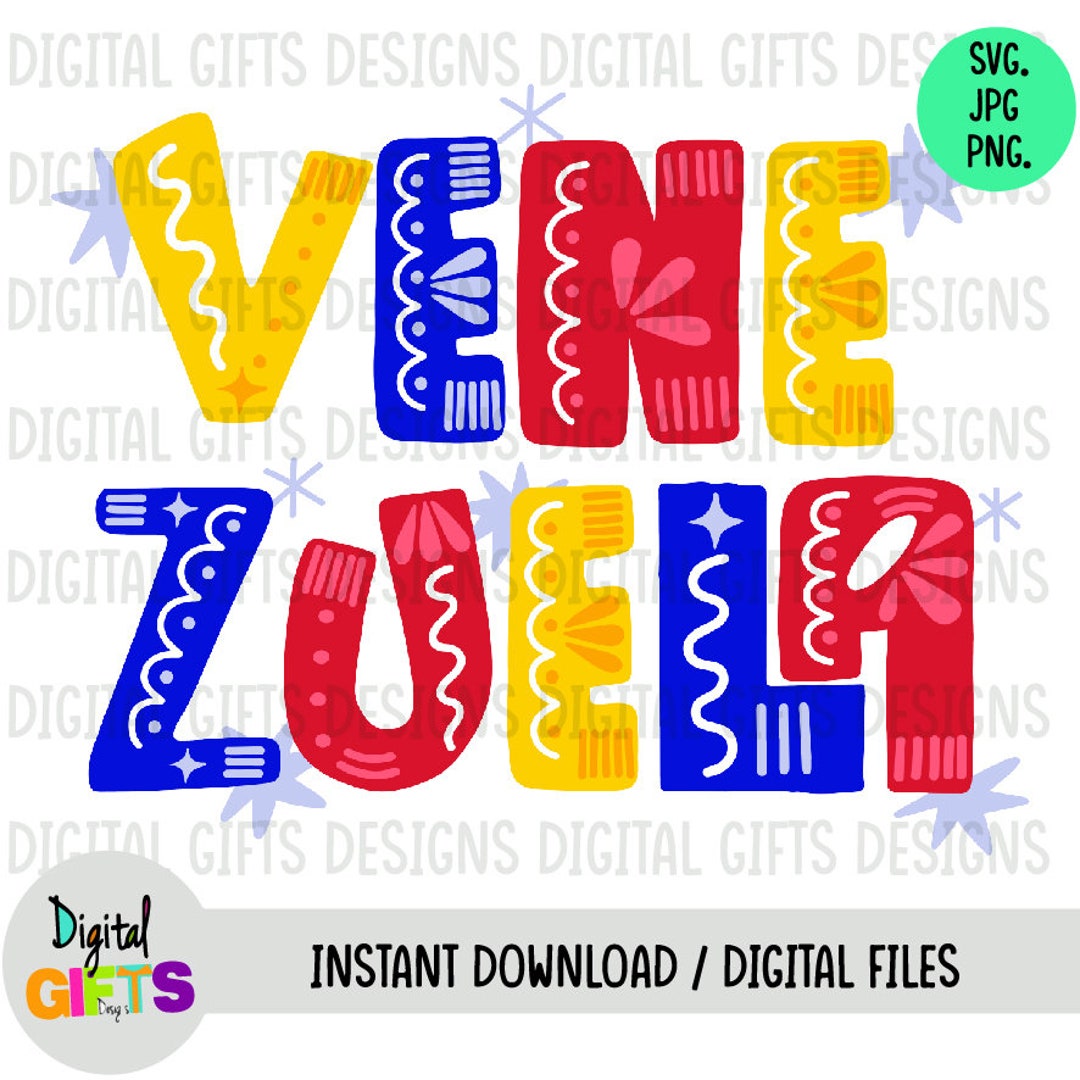 Venezuela Tricolor, Design Svg, Png, Jpg Design, Silhouette, Cricut ...