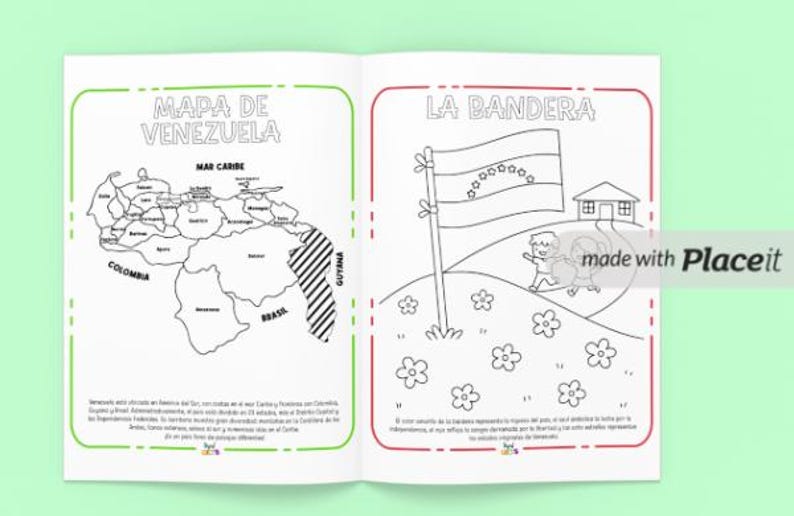 Coloring, Learning About Venezuela. Coloring Book - 13 Coloring Images ...