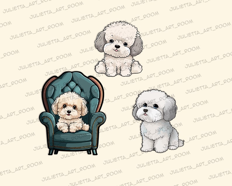 Maltipoo Cute Cartoon Dog Clipart, Maltese Png, Maltese Puppy, Dog ...