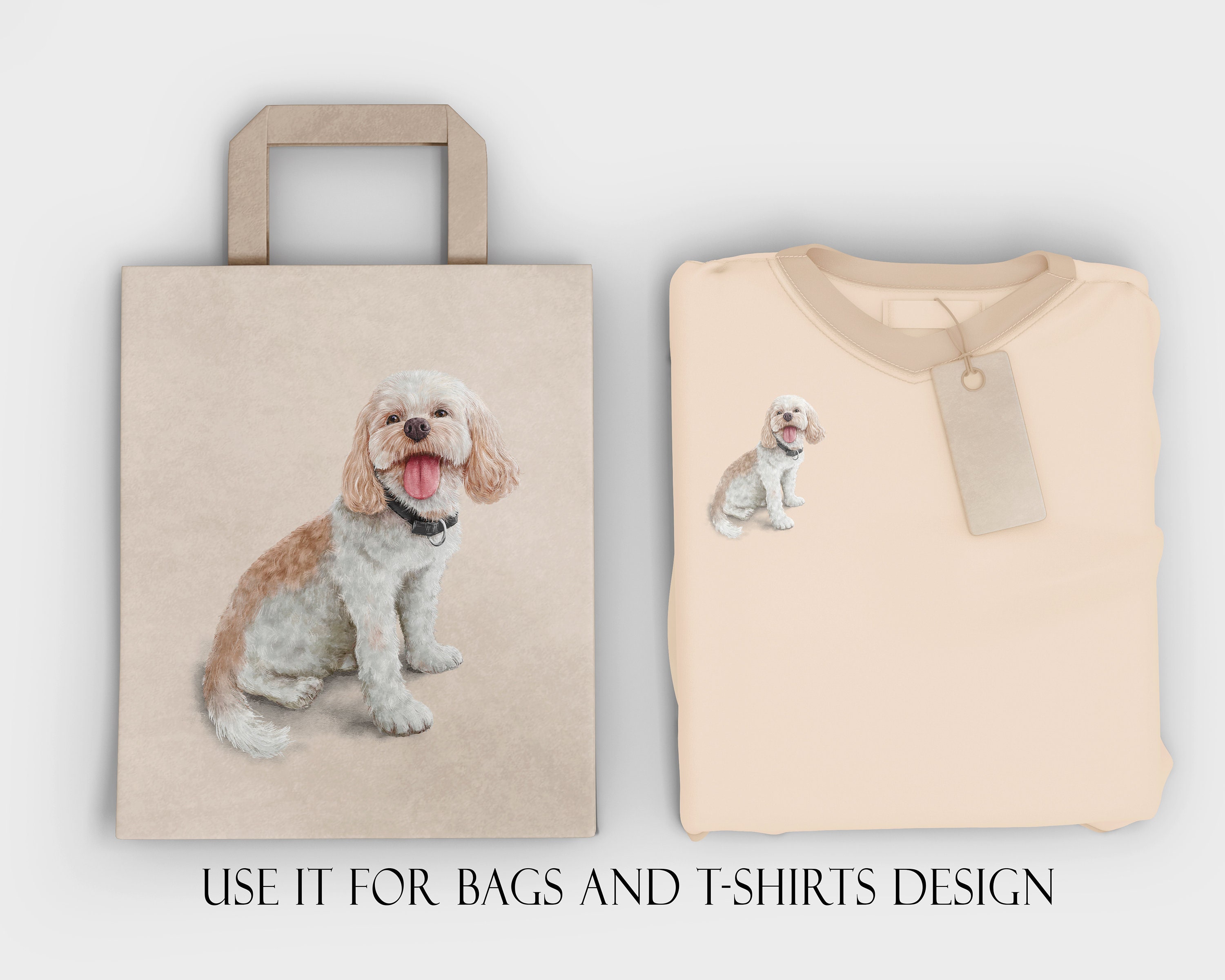 Cavapoo Watercolor Png Clipart Cockapoo Png Poodle Mix - Etsy Australia