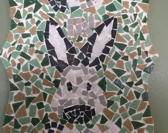 Rabbit mosaic | Etsy