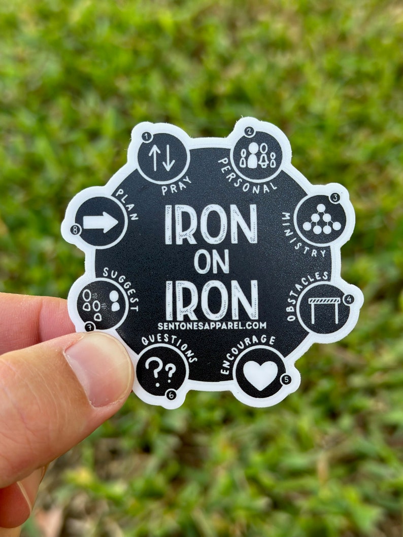 Iron on Iron Sticker - Black or White - Etsy