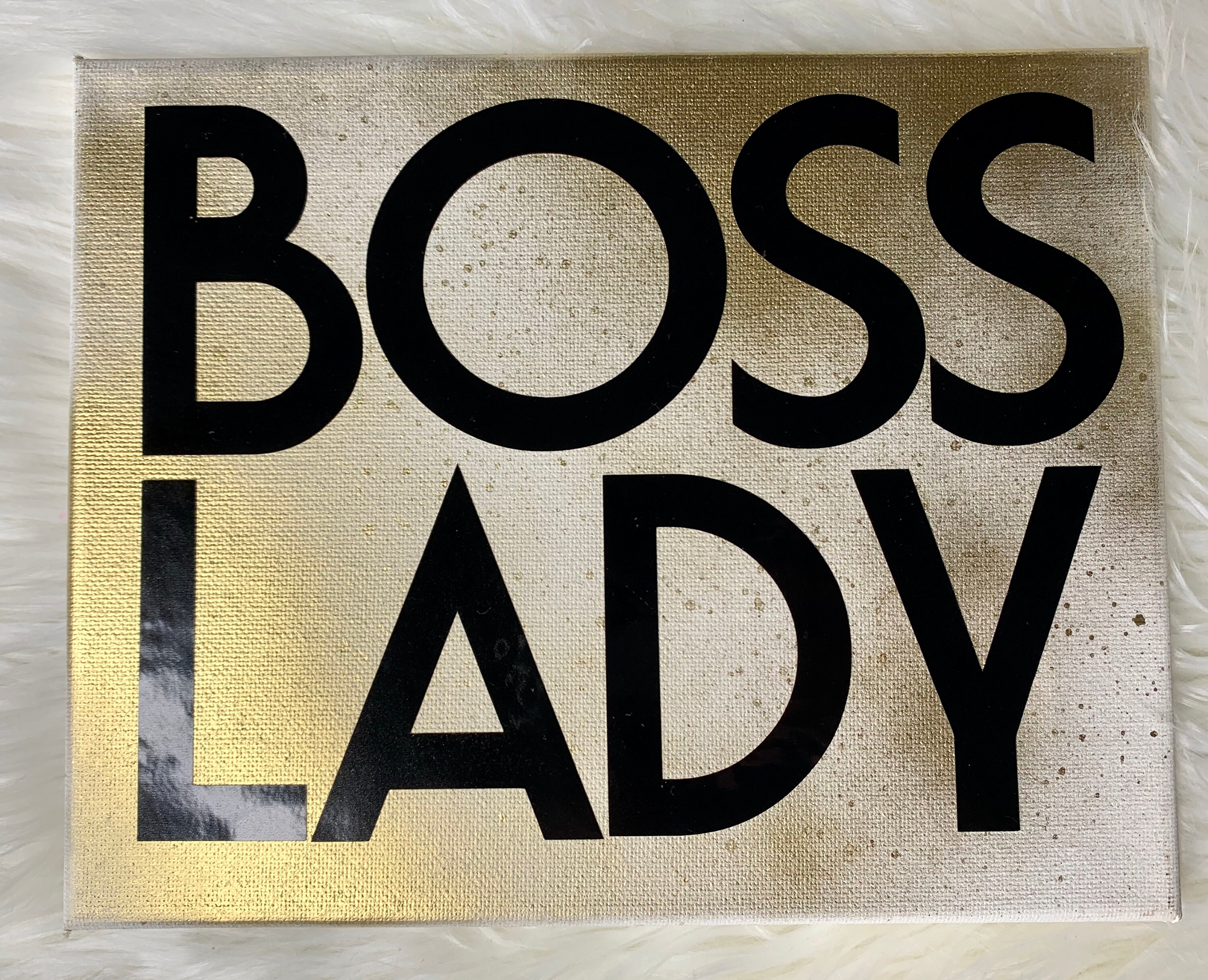 Boss Lady/Canvas Citazione Art /Boss Lady Sign /Regalo per | Etsy