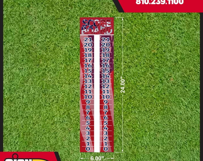 10 Pack - Cornhole Scoreboard/score Keeper Sign/ Horseshoe Score/ Score ...