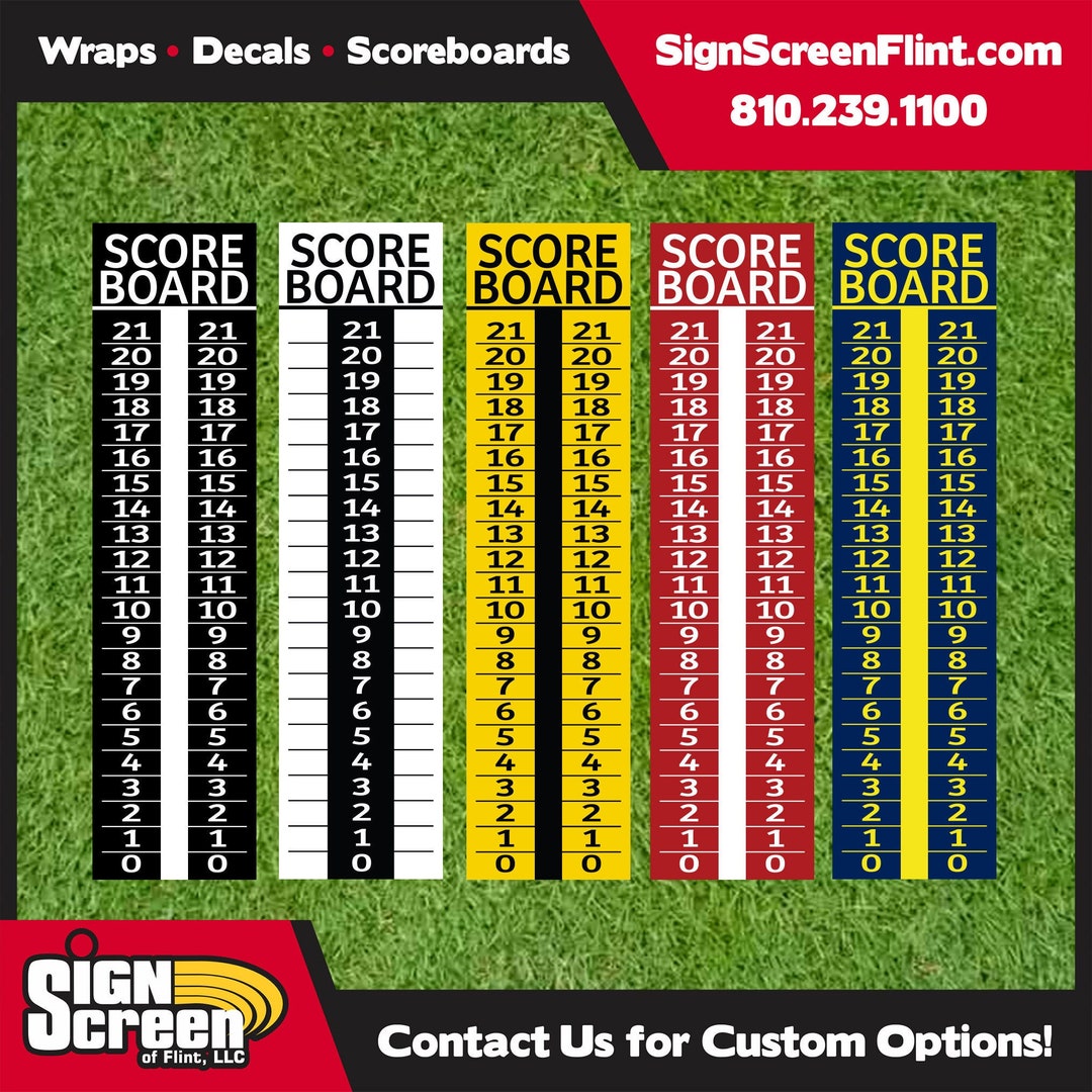 Cornhole Scoreboard/score Keeper Sign/ Horseshoe Score/ Score /bean Bag ...
