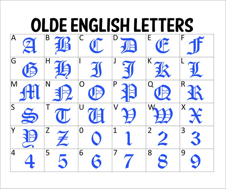 Old English Cornhole Monogram Letters - Etsy