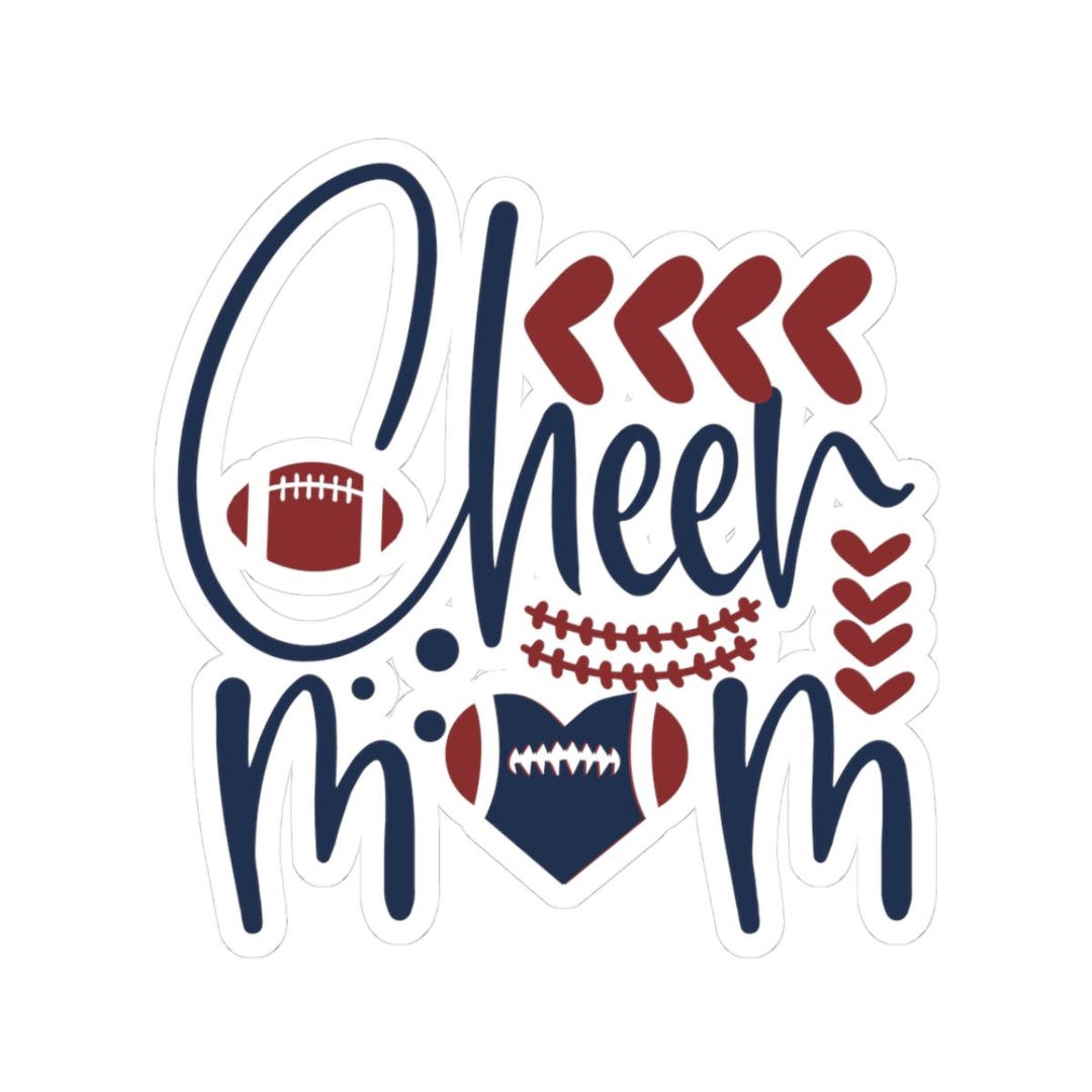 Cheer Mom Kiss Cut Sticker | Kiss-cut Stickers - Etsy