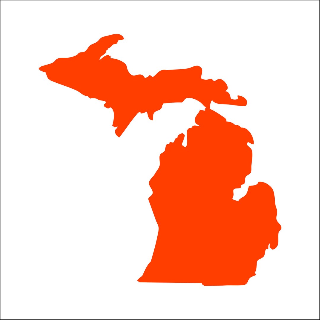Michigan Car Decal, Car Decal, Car Sticker, Label, Custom Decal, Custom ...