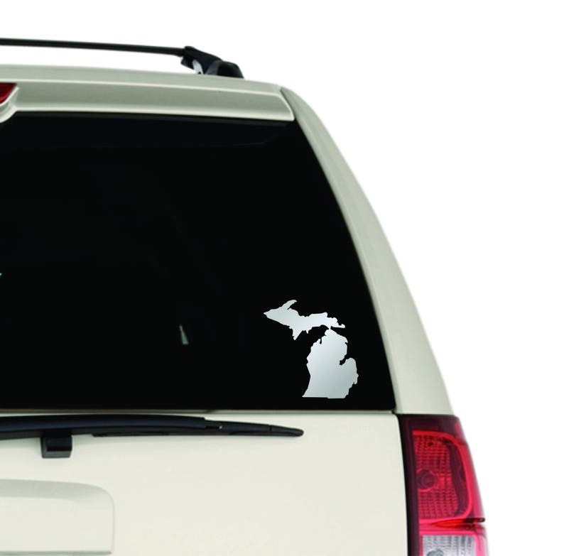 Michigan Car Decal, Car Decal, Car Sticker, Label, Custom Decal, Custom ...