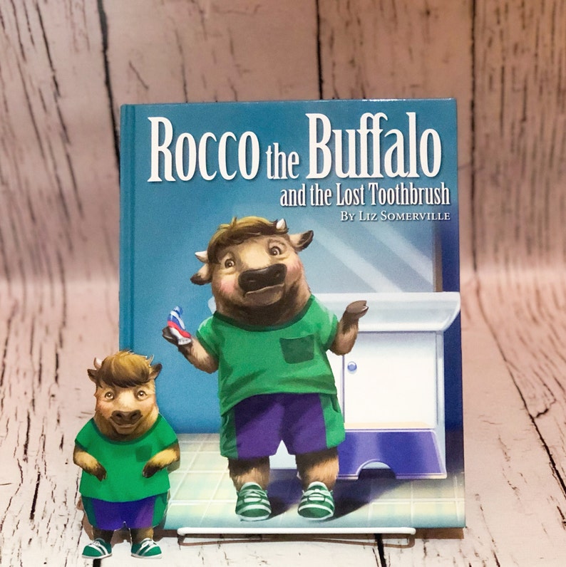 Children's Picture Book: Rocco the Buffalo and the Lost Toothbrush - Etsy